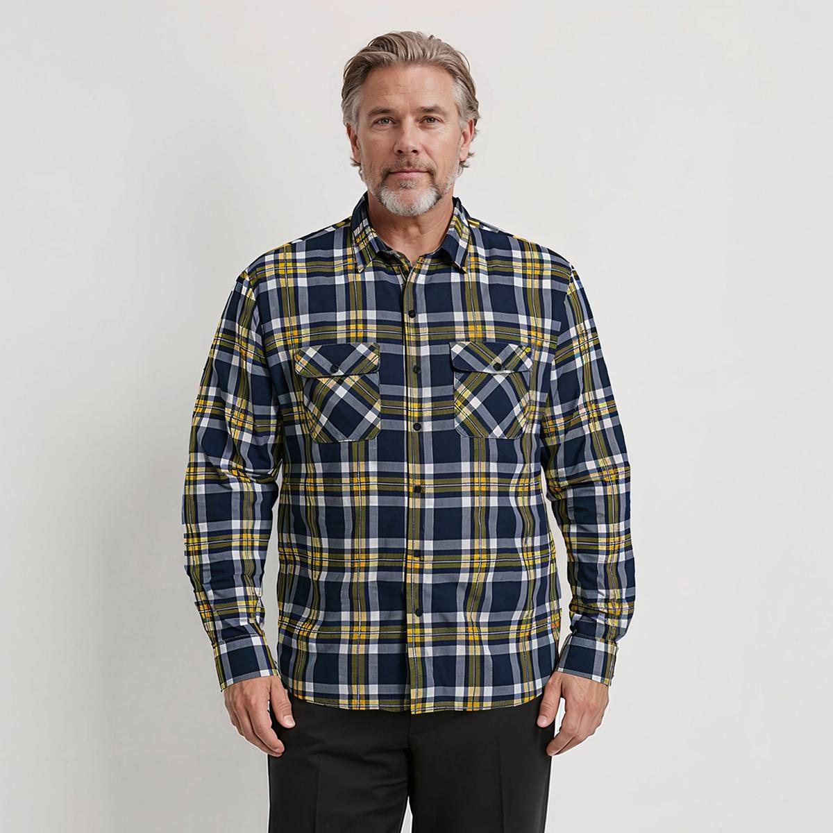 Click here for Mens Big & Tall FiveBrother(R) Long Sleeve Flannel... prices